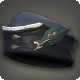 Rarefied Scarlet Moko Wedge Cap