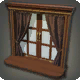 Imitation Curtained Window